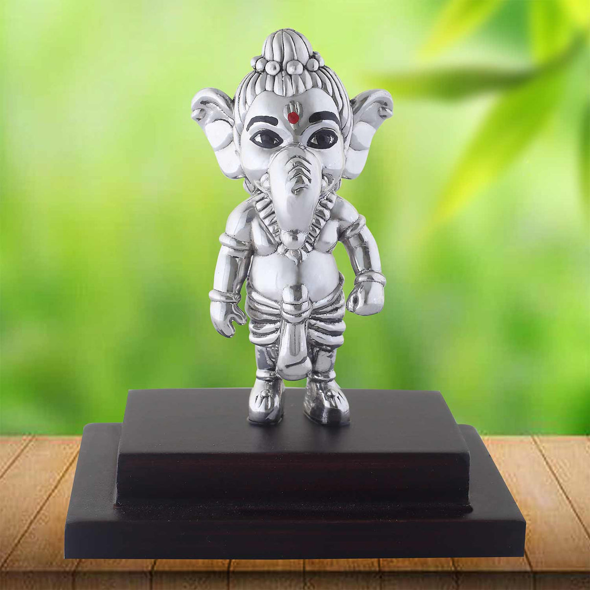 Silver 999 Bal Ganesh Statue ~ CaratCafe
