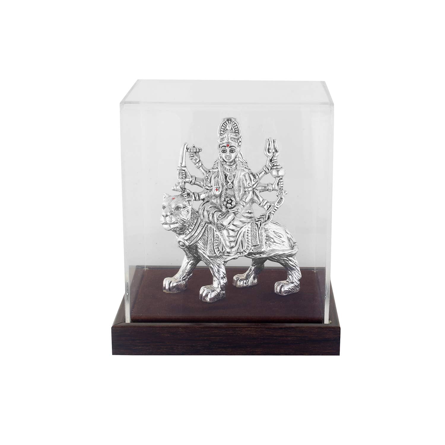 Silver Maa Durga Statue Hallmark Certified ~ caratcafe – CaratCafeInd