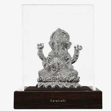 Pure Silver Idols & Figurines Hallmark Certified Murti ~ CaratCafe